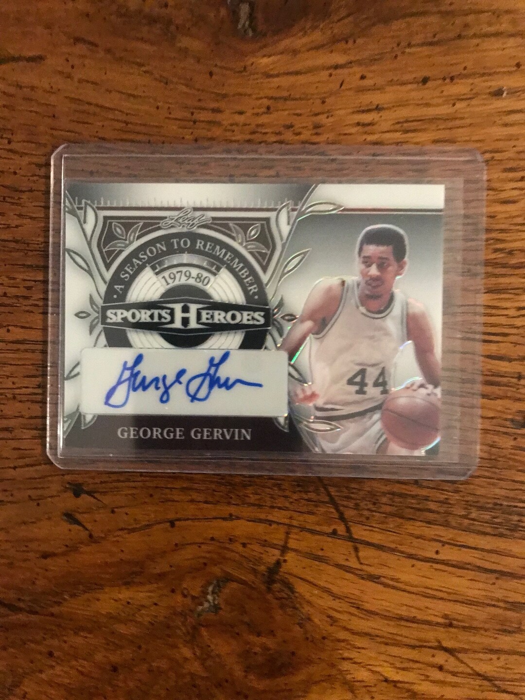 George Gervin Autograph Leaf Basketball Card (original Issue) (as ...