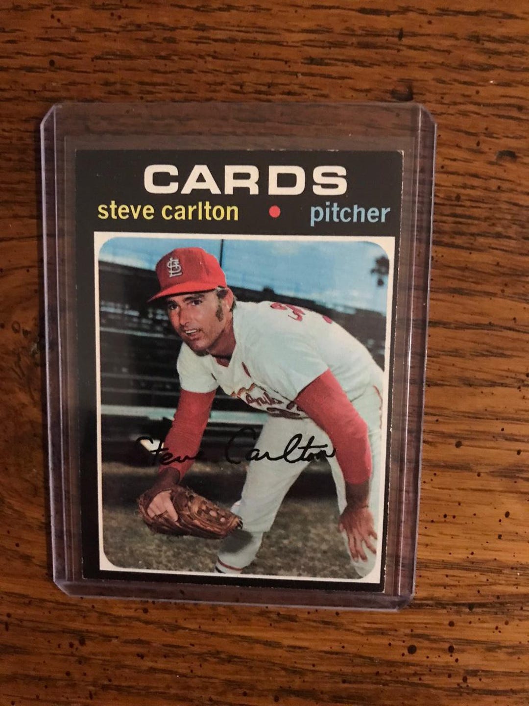 Steve Carlton 1971 Topps Baseball Card (original Issue) (as Pictured ...