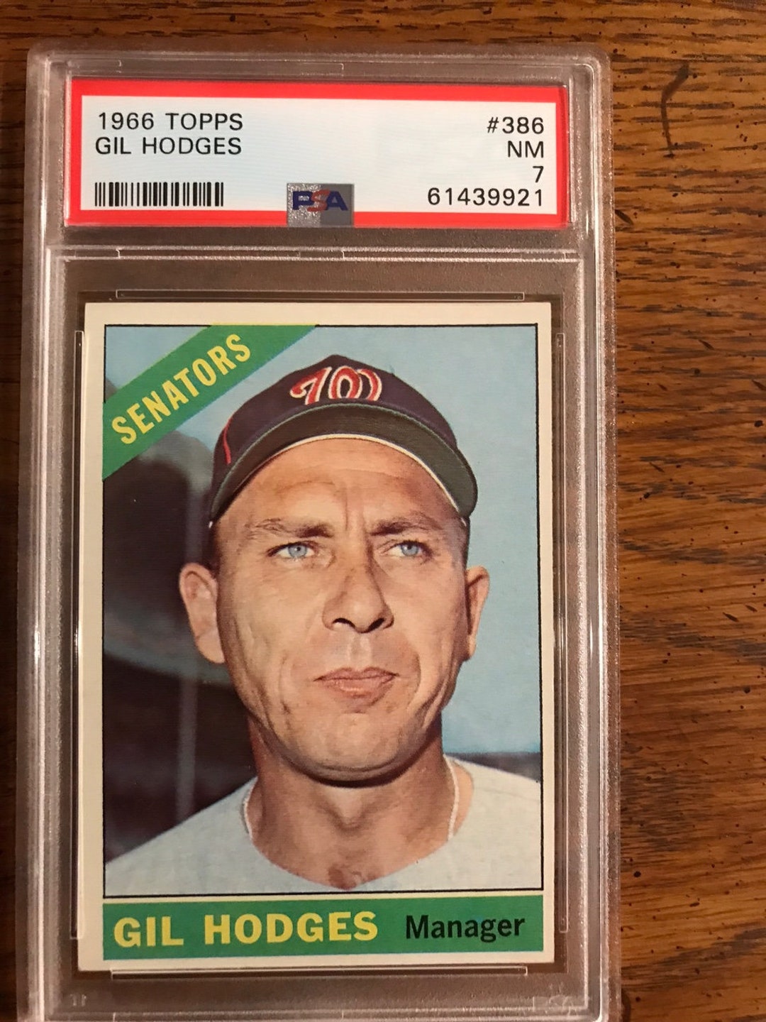 Gil Hodges PSA 7 1966 Topps Baseball Card (as Pictured) (original Issue ...