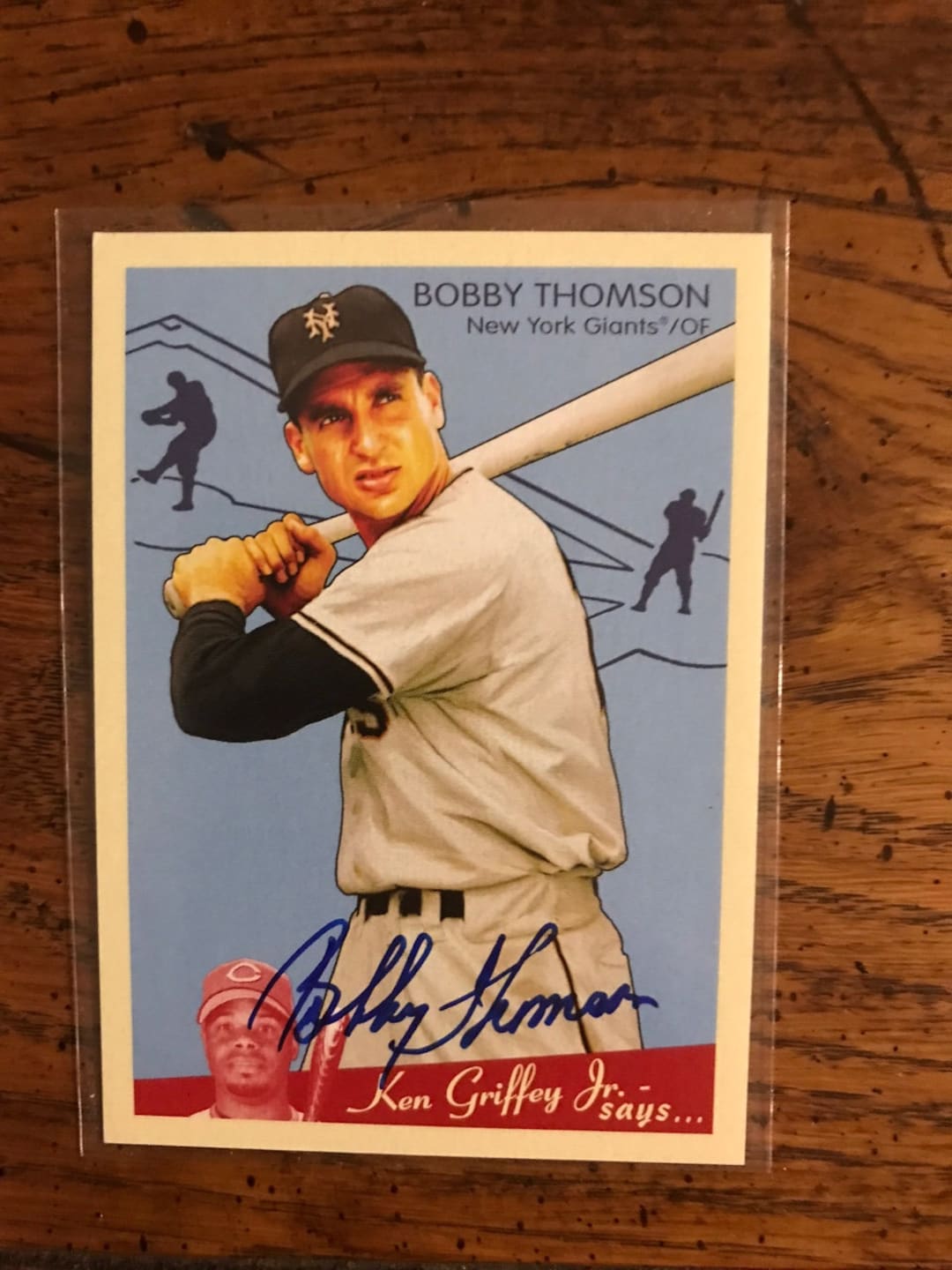 Bobby Thomson Autograph Upper Deck Goudey Graph Baseball Card (as ...