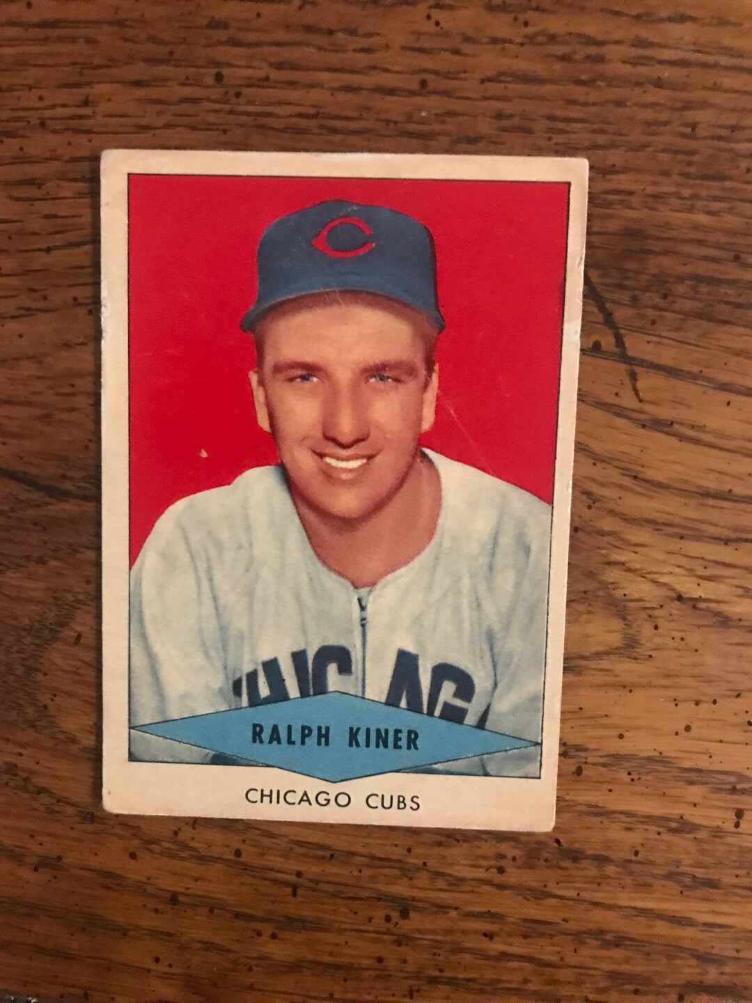 Ralph Kiner 1954 Red Heart Baseball Card (original Issue) (as Pictured ...