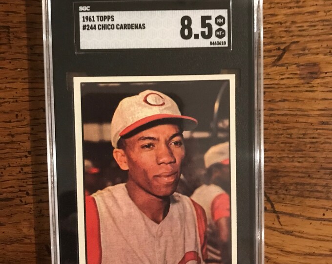 Chico Cardenas 1961 Topps Baseball Card SGC 8.5 (original Issue) (as ...