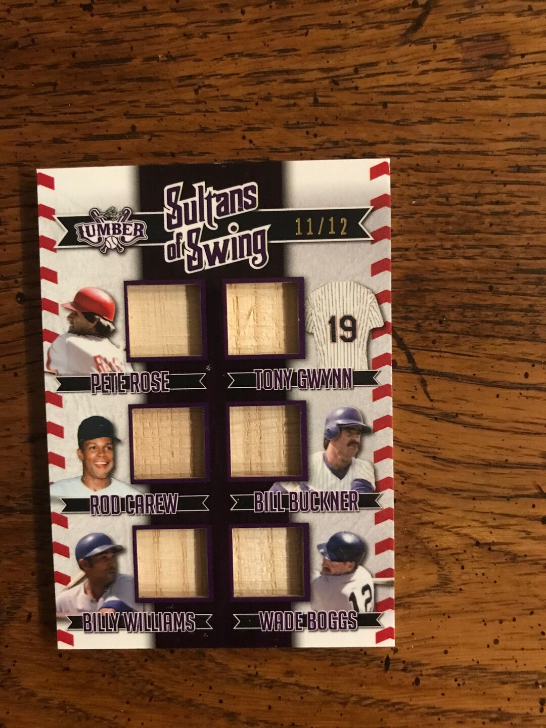 Sultans of Swing Bat Card 11/12 Rose Gwynn Carew Plus 3 (original Issue ...