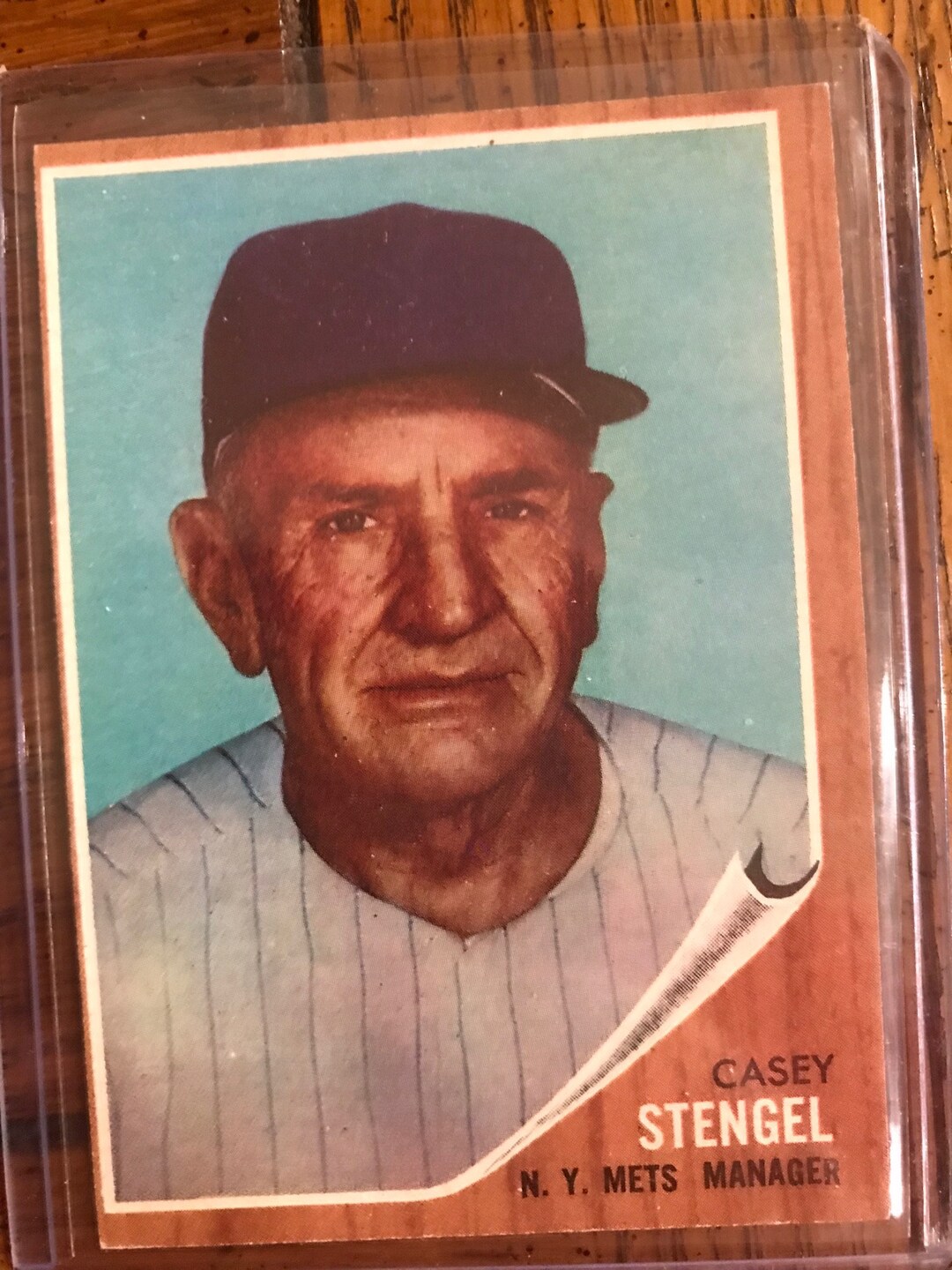 Casey Stengel 1962 Topps Baseball Card (original Issue) (as Pictured ...