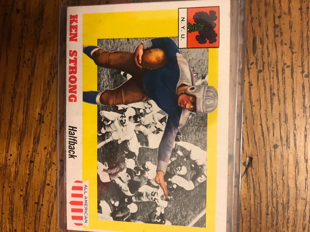 Ken Strong 1955 All American Football Card (original Issue) (as ...