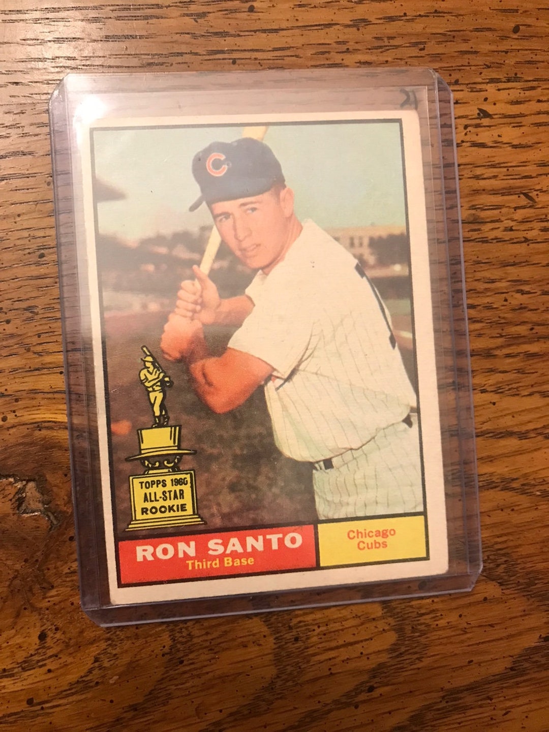 Ron Santo Rookie 1961 Topps Baseball Card (original Issue) (as Pictured ...