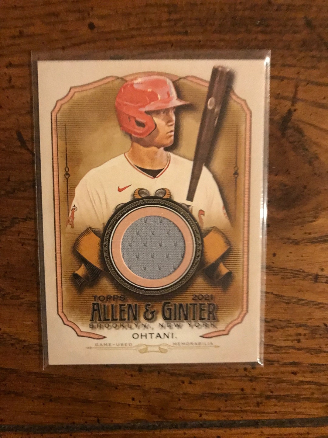 Shohei Ohtani Allen & Ginter Relic Card as Pictured original Issue 2907 ...