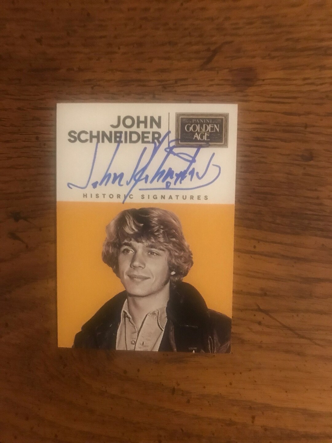 John Schneider Autograph Panini Golden Age (03458) - Etsy