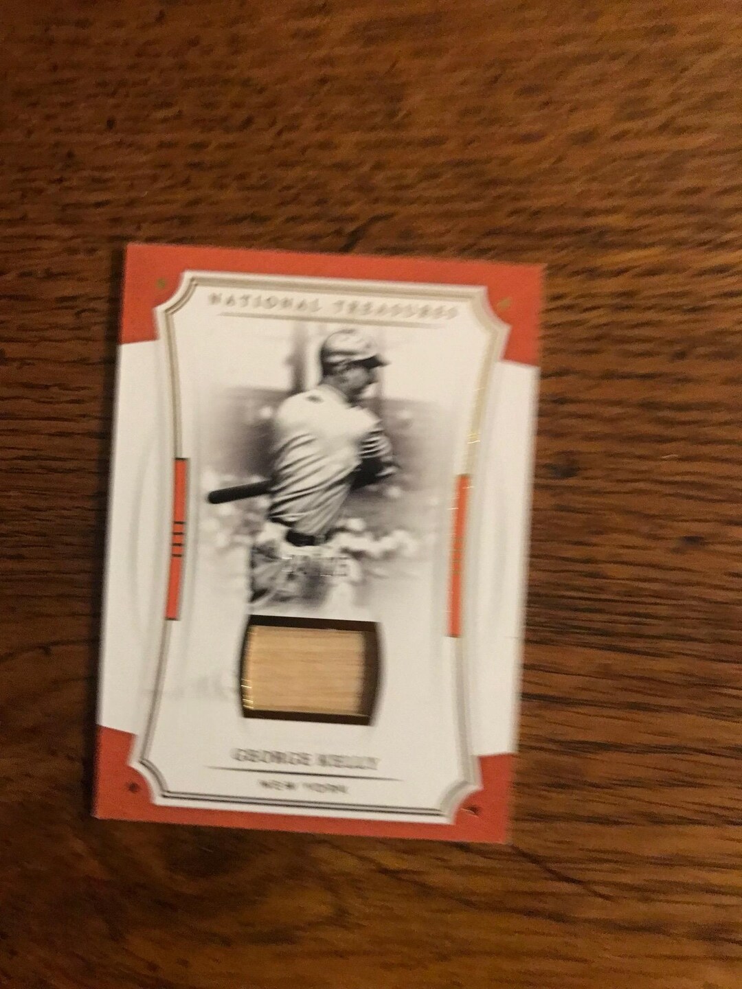 George Kelly Patch National Treasures Baseball Card (original Issue ...