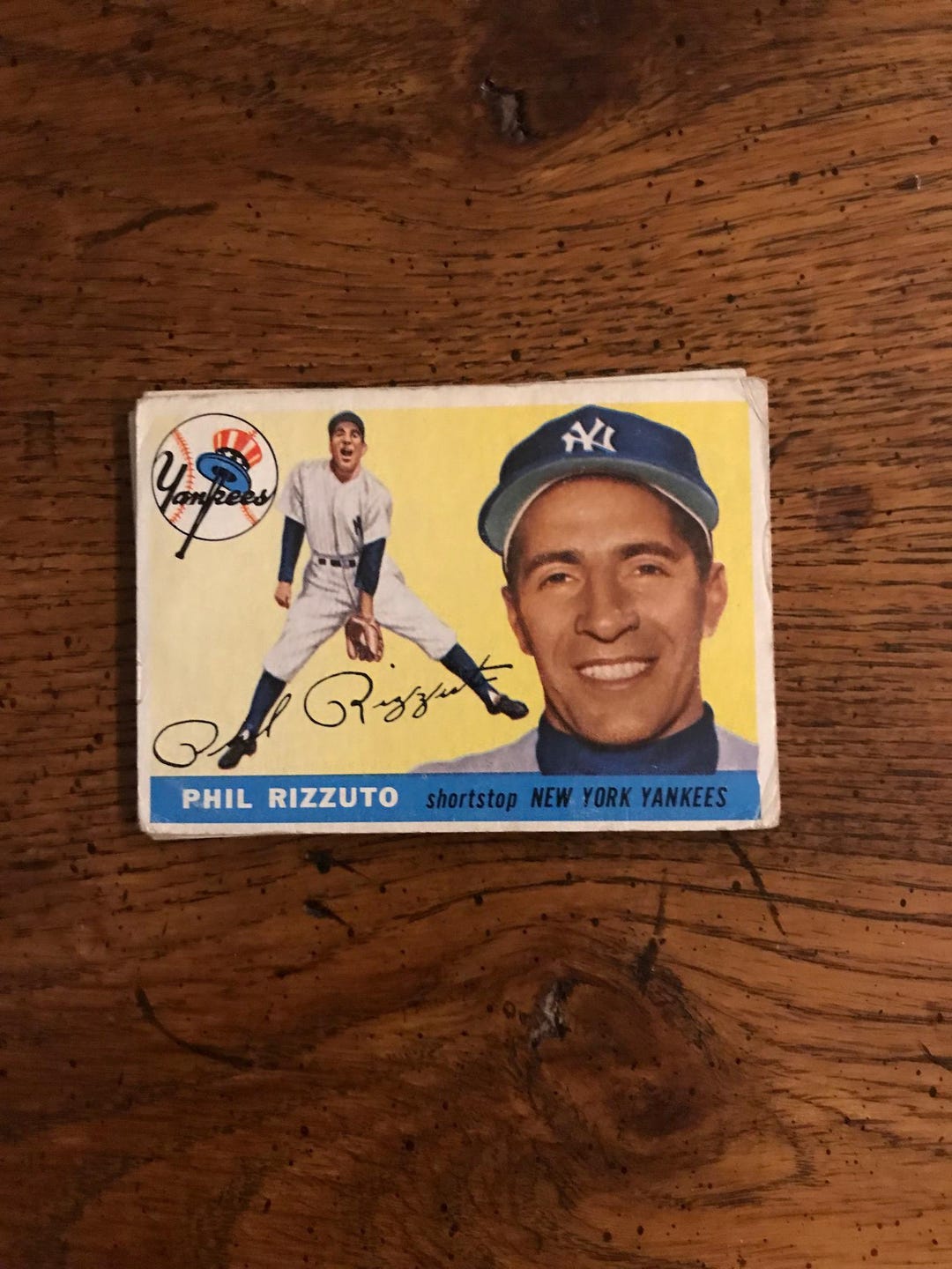 Phil Rizzuto 1955 Topps Baseball Card (as Pictured) (original Issue ...
