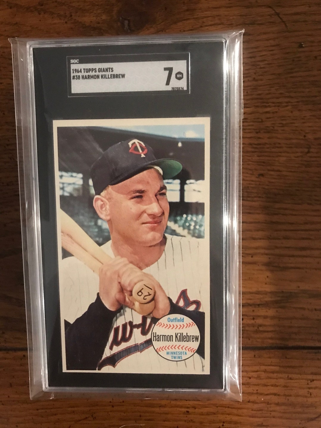 Harmon Killebrew 1964 Topps Super Large Size Baseball Card SGC 7 ...