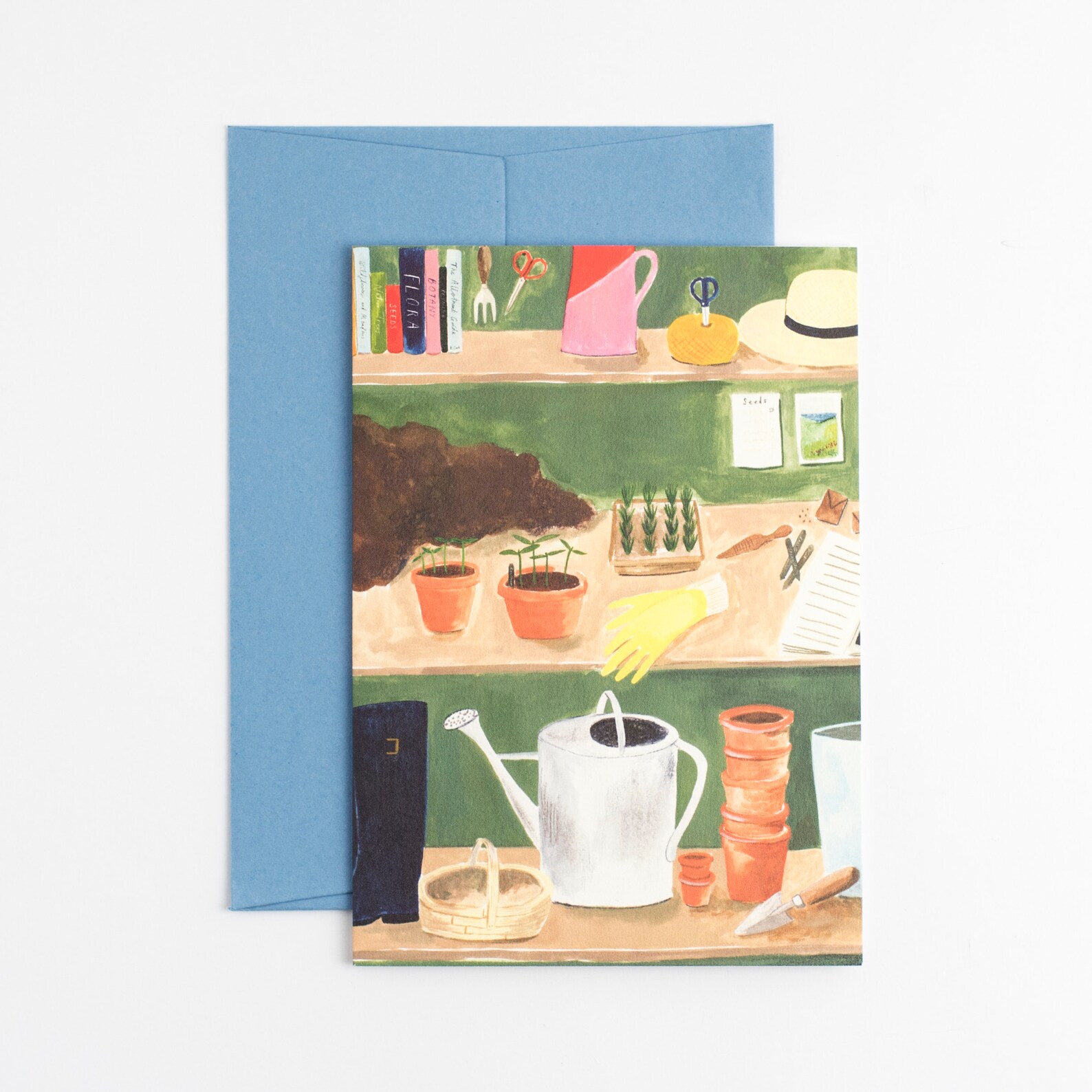Potting Shed Card - A Card for a Gardener - Etsy