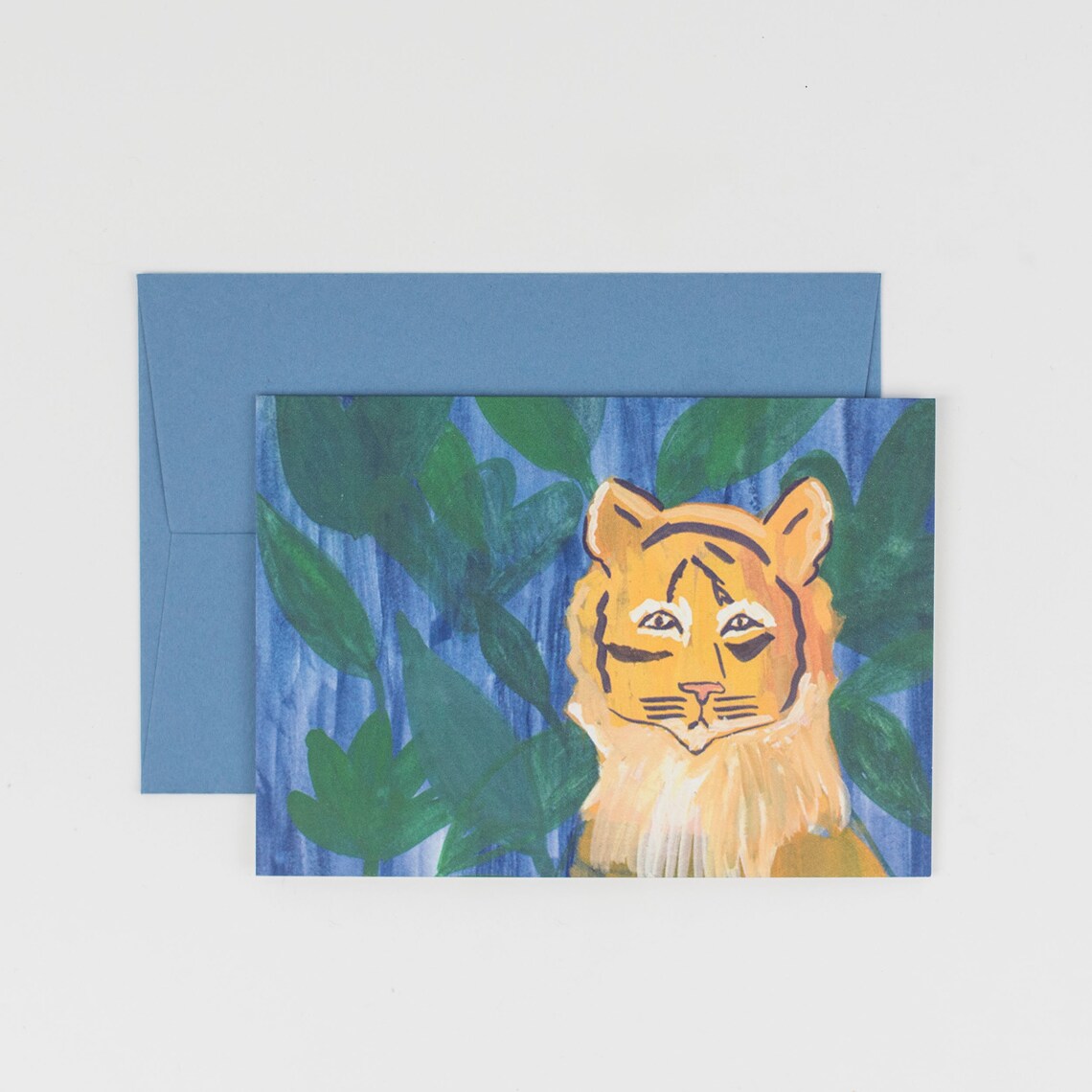 Tiger Card - Illustrated, Quirky, Greeting Card, Illustration, Blank ...