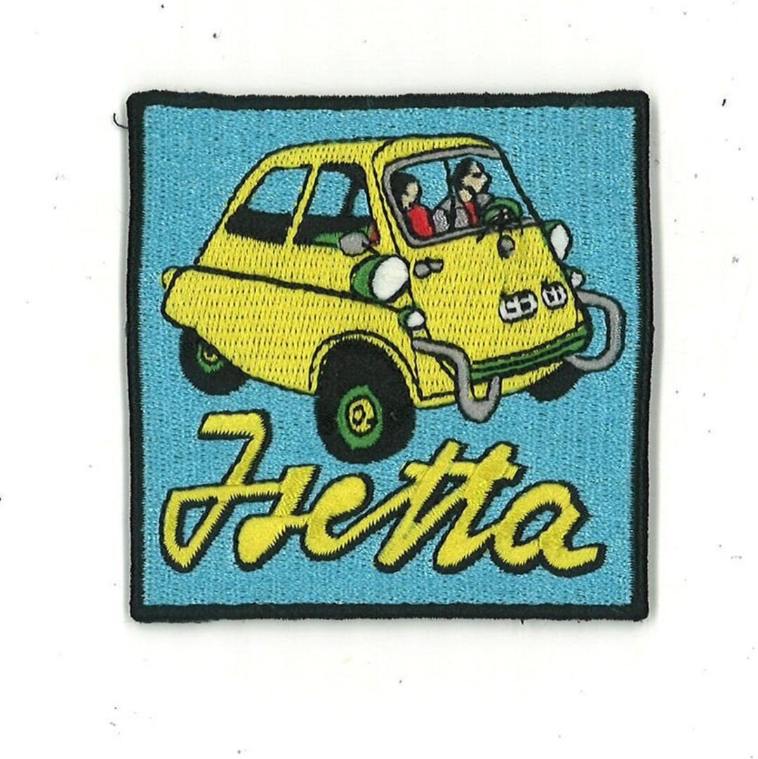Isetta Car Patch, With Glow in the Dark Headlights - Etsy