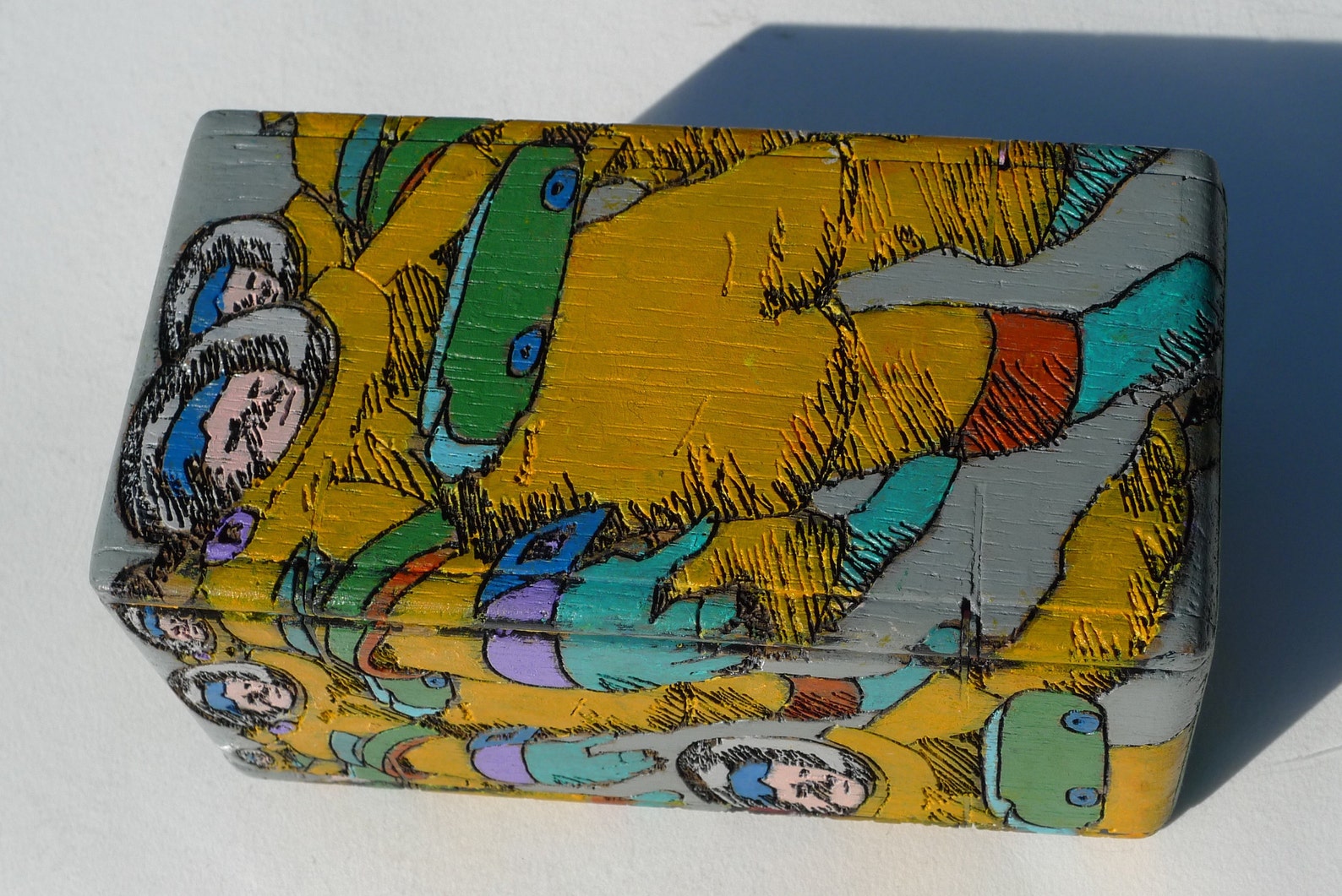 Astronaut Box Laser Engraved Wood Box With a Astronaut on the | Etsy