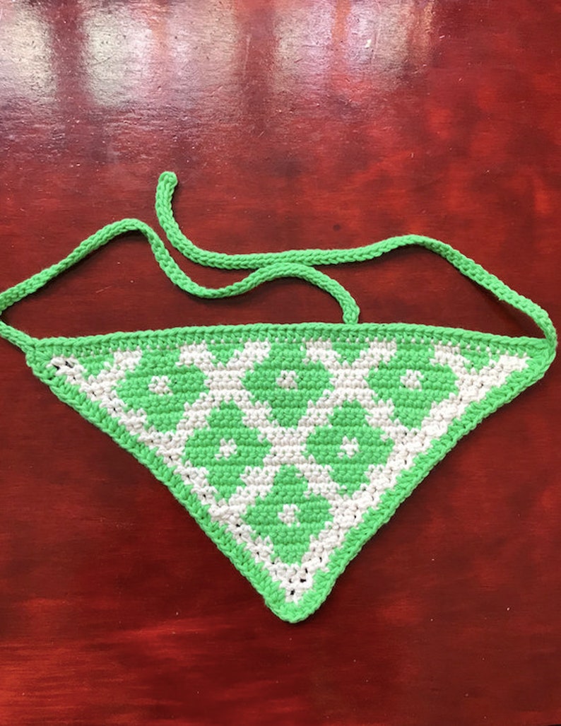 Cotton Daisy Lime Green Bandana Hair Scarf - Etsy