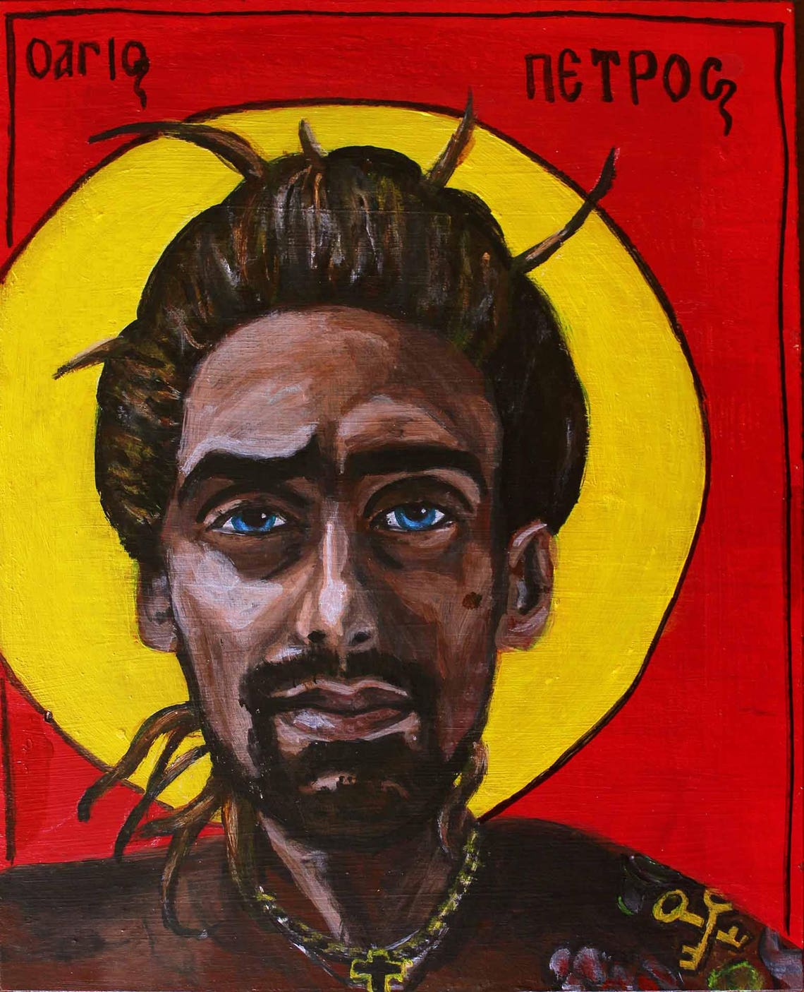 St. Peter Modern Icon 5x7 Print - Etsy Canada