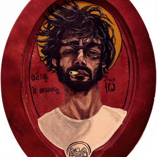 St. Joseph Modern Icon 5x7 Print - Etsy