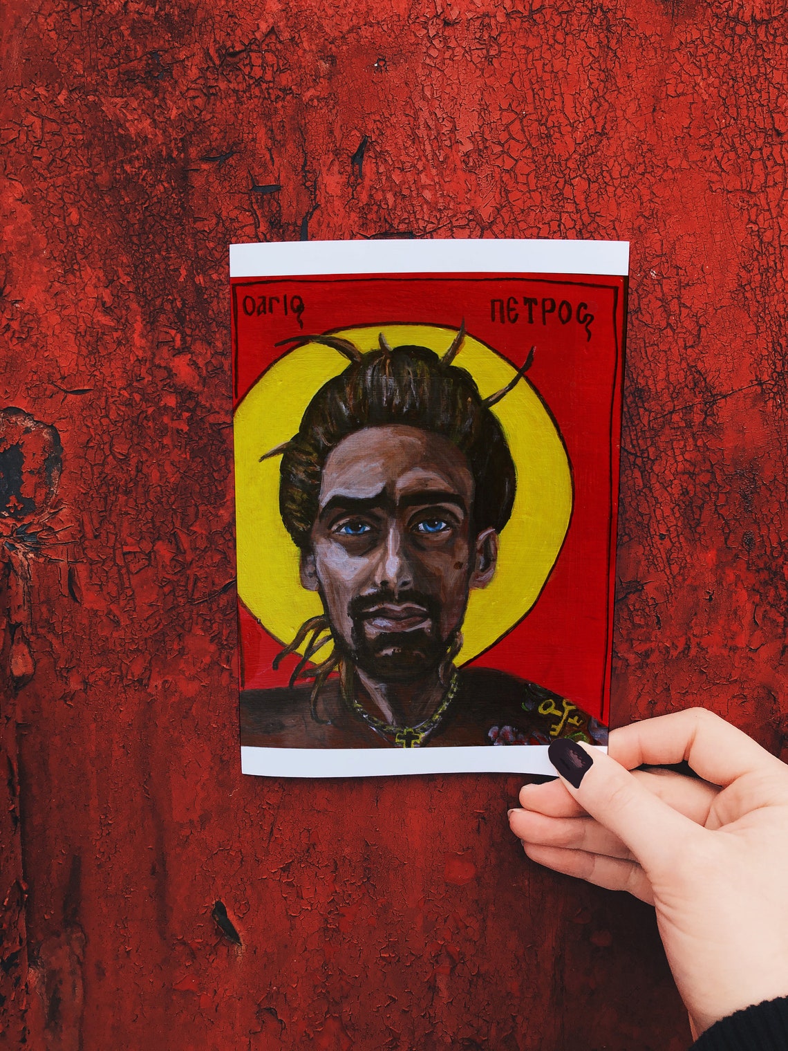 St. Peter Modern Icon 5x7 Print - Etsy Canada