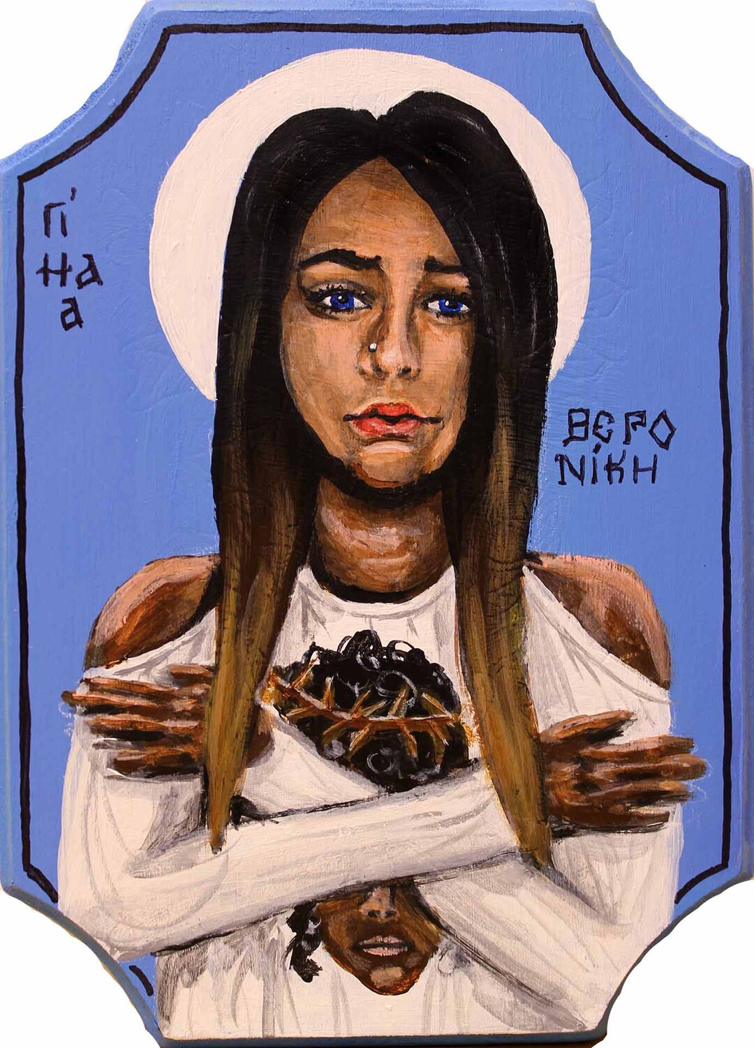 St. Veronica Modernized Icon 5"x7" Print - Etsy