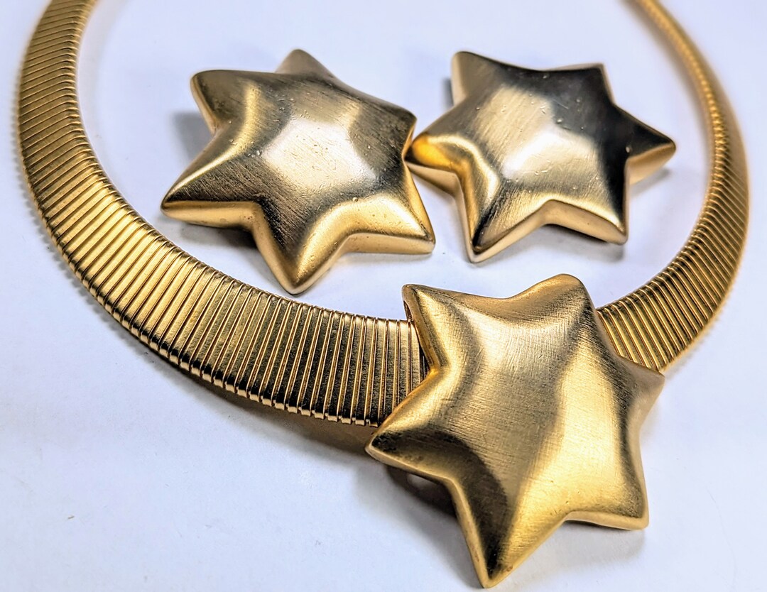Fantastic 1980's Celestial Star Set by Les Bernard for Vogue - Etsy