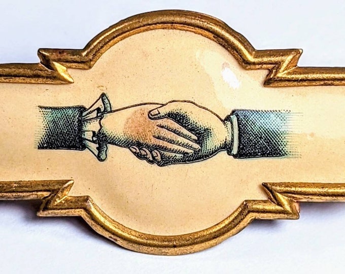 RARE 1892 Antique Whitehead & Hoag Co. Fraternal Handshake Pin - Etsy