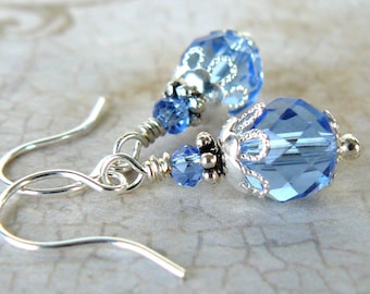 Ice Blue Earrings - Etsy
