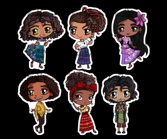 stickers encanto encanto sticker pack sticker gift film Pack of 5 ...