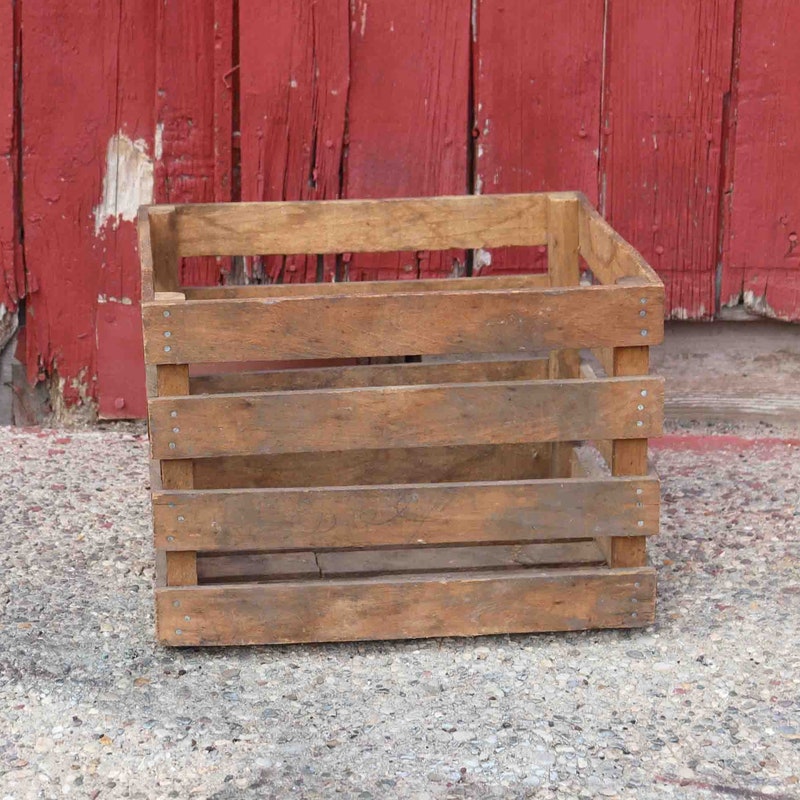 Old Wood Crate - Etsy