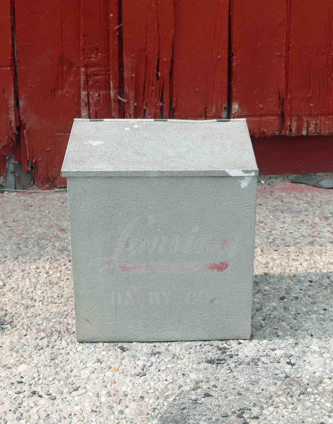 Vintage Lansing Dairy Co. Aluminum Milk Box, Milk Delivery Box, Milkman ...