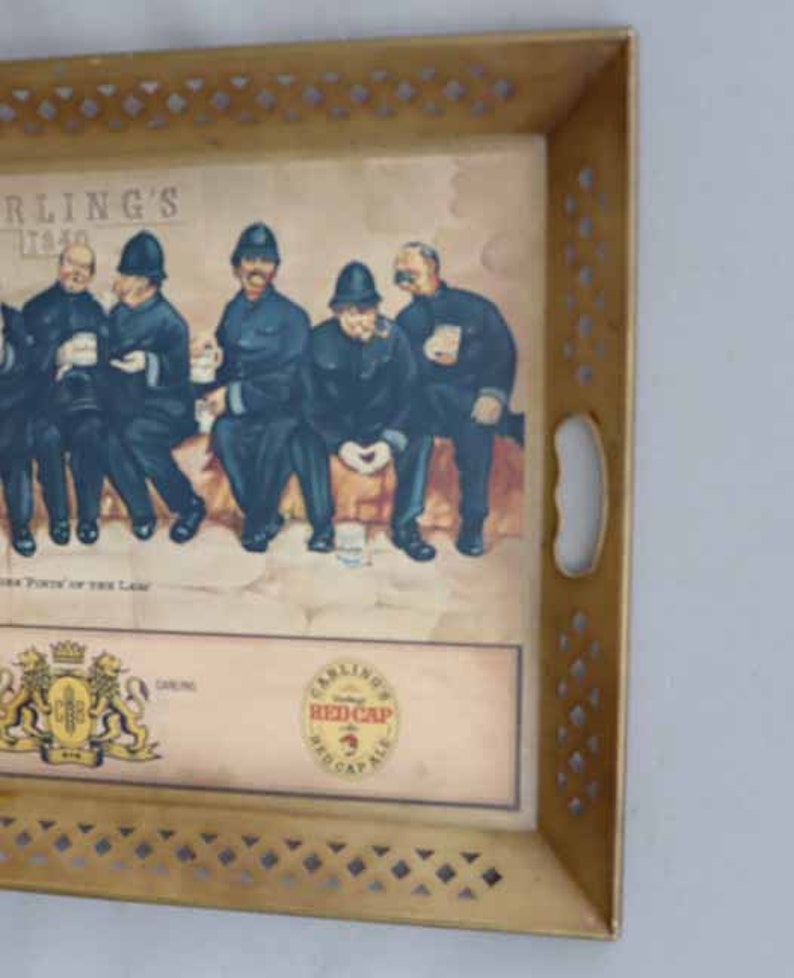 Vintage CARLINGS 1840 Black Label Beer Tray 'Nine Pints Of | Etsy