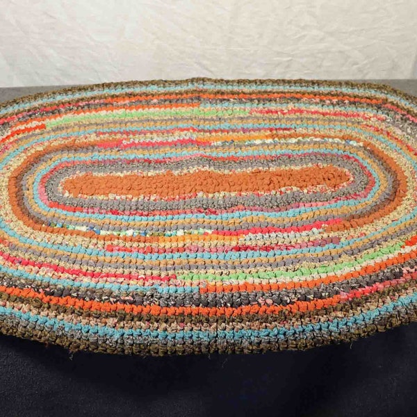Oval Rag Rug - Etsy