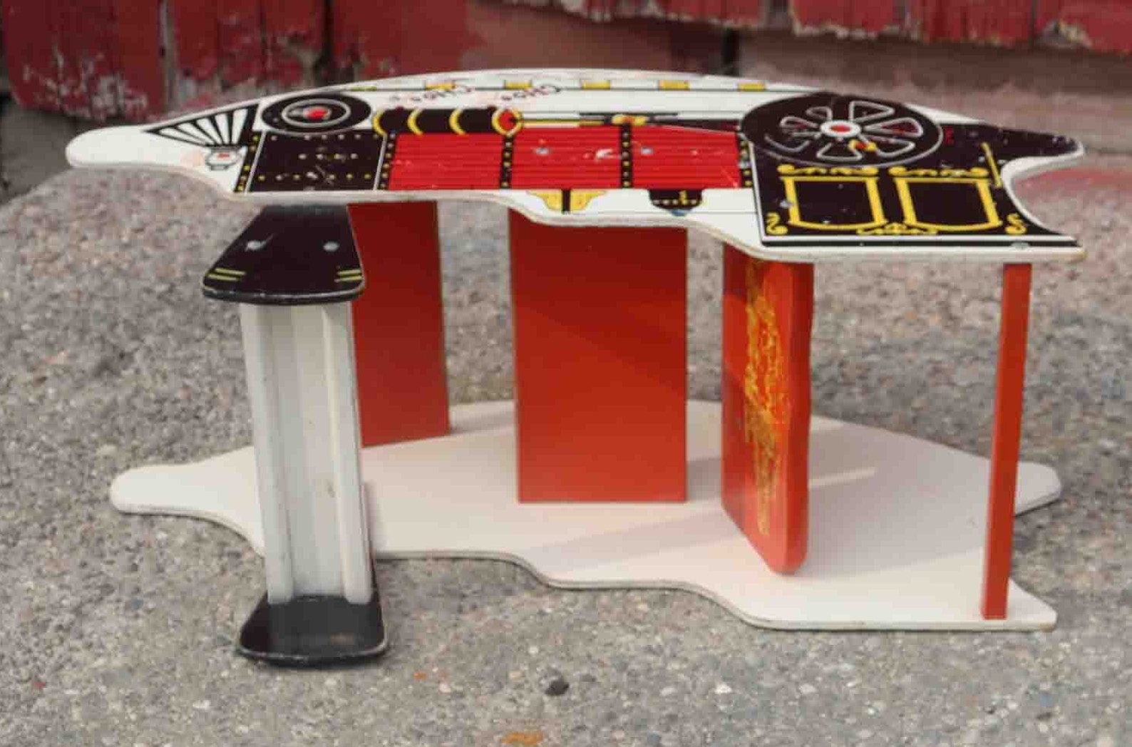 Vintage Choo Choo Train Rocking Chair Child Toy Wood | Etsy