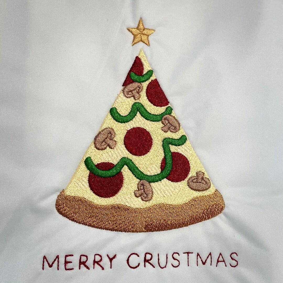 Merry Crustmas Embroidered OS Diaper Panel - Etsy