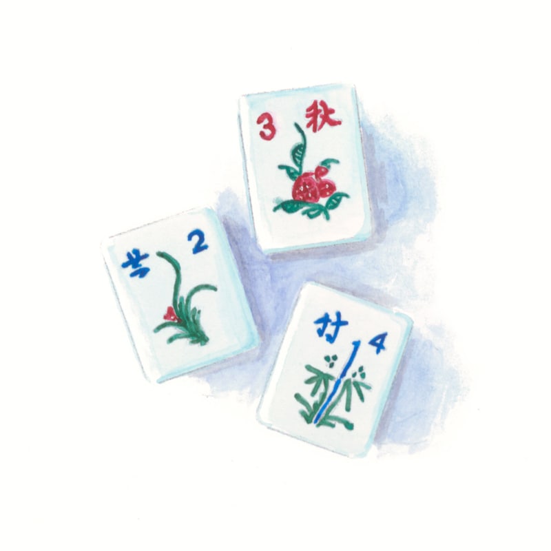 Mahjong Artwork - Etsy