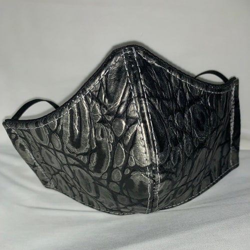 Leather Face Mask Handmade Designer Fashion Face Mask for - Etsy