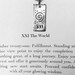 The World Tarot Card Necklace Number 21 XXI Silver Short or - Etsy
