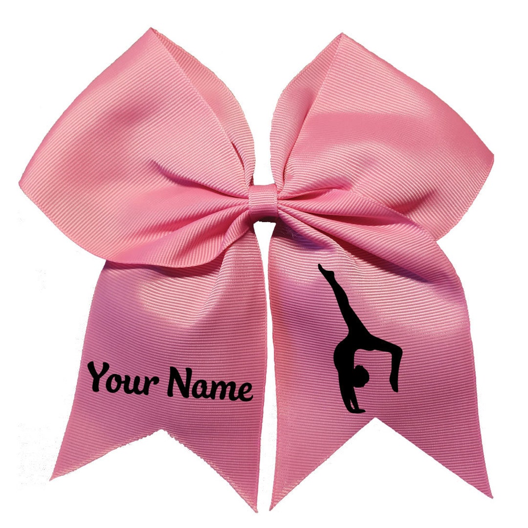 Gymnastic Cheer Ribbon With Alligator Clip - Etsy