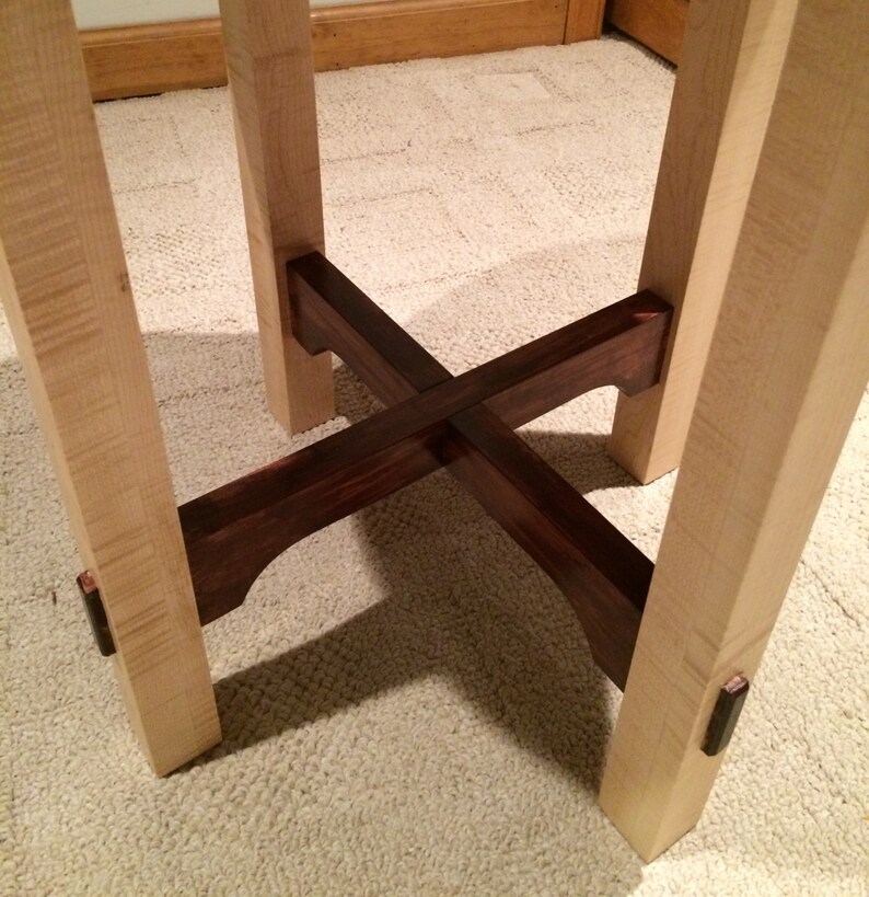 Elegantly Distressed Maple Side Table - Etsy