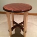 Elegantly Distressed Maple Side Table - Etsy