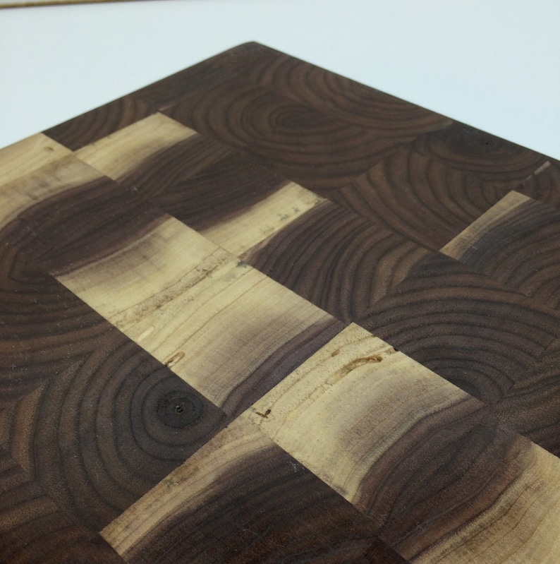 Rustic Spalted Black Walnut End Grain Butcher Block - Etsy