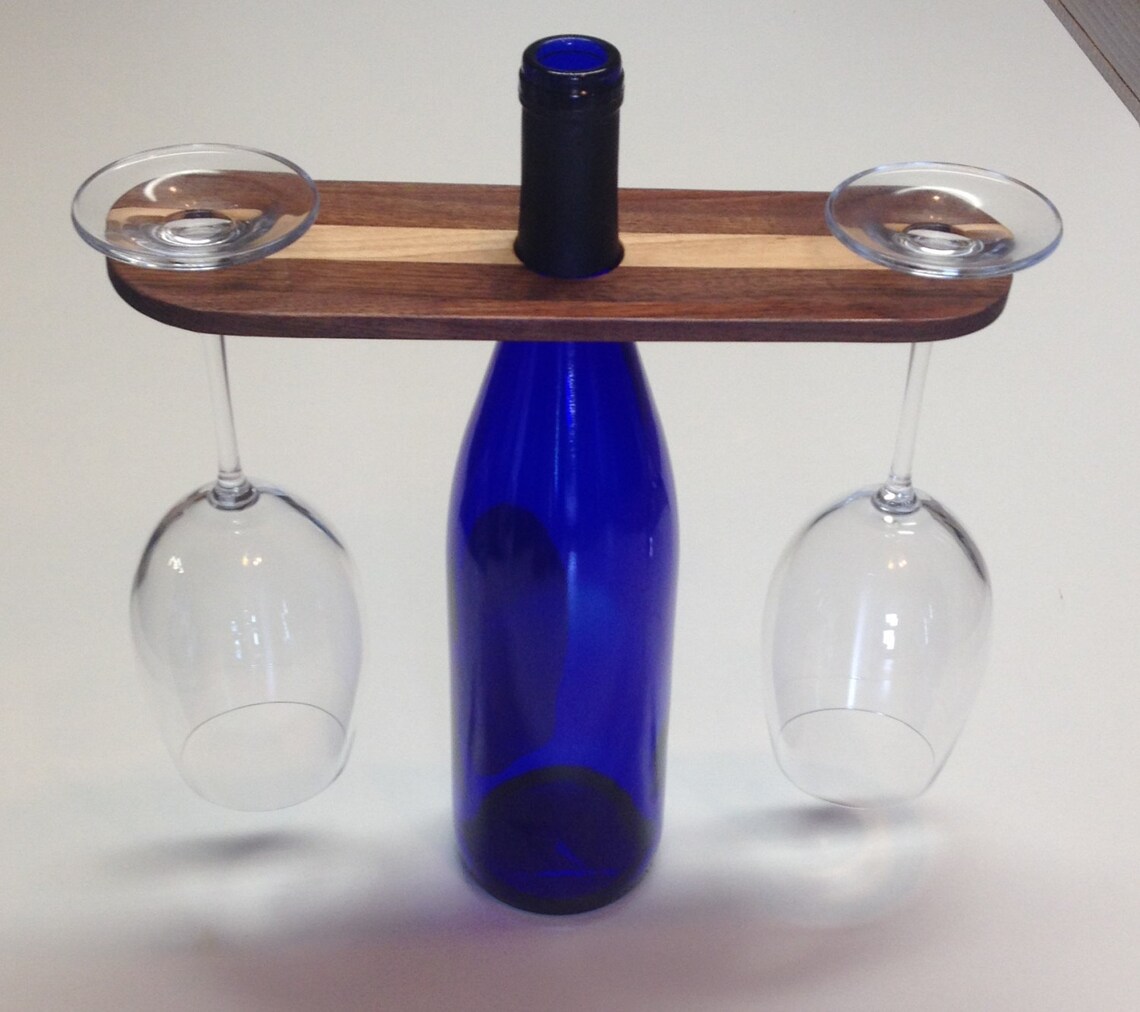 Wine Glass Rack two Glasses - Etsy