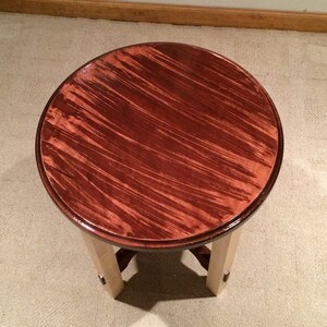 Elegantly Distressed Maple Side Table - Etsy