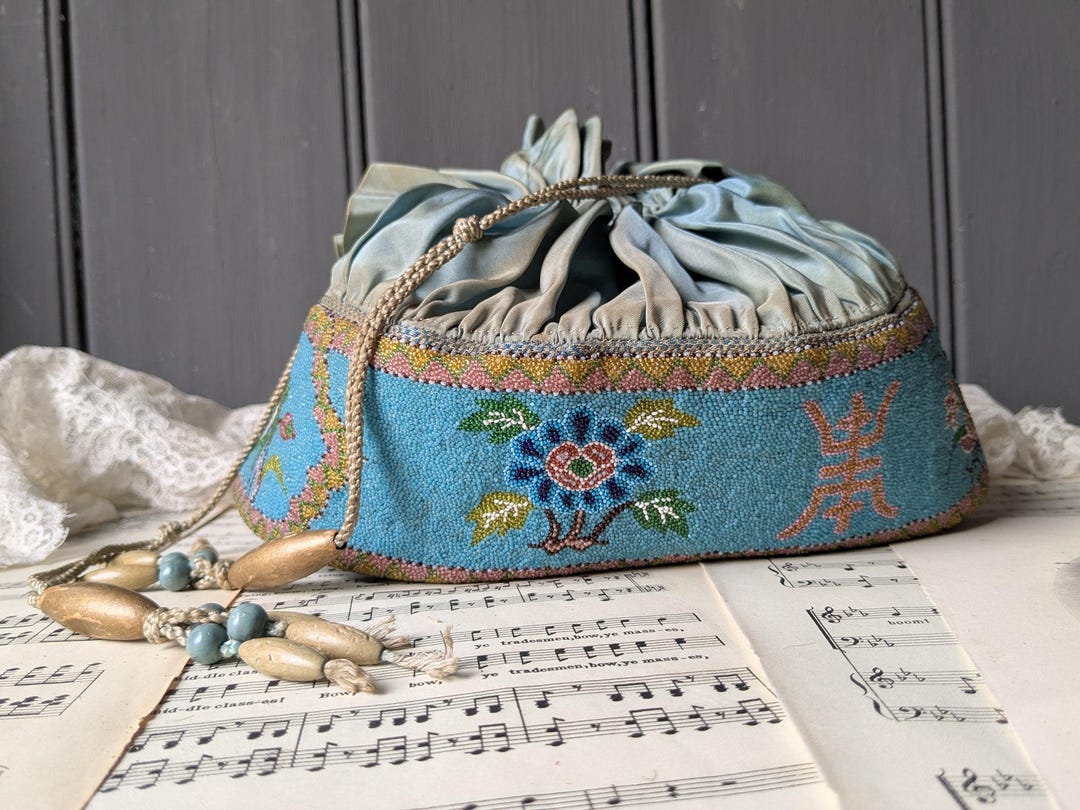 Antique Peranakan Nyonya Beadwork Bag - Etsy Australia