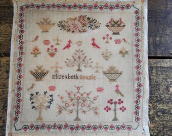 Antique Sampler - Etsy