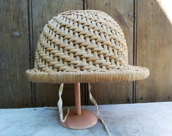 Wicker Pith Helmet - Etsy