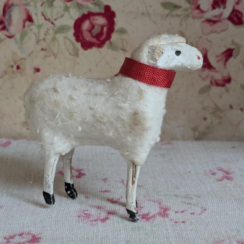 Miniature Antique Sheep - Etsy UK