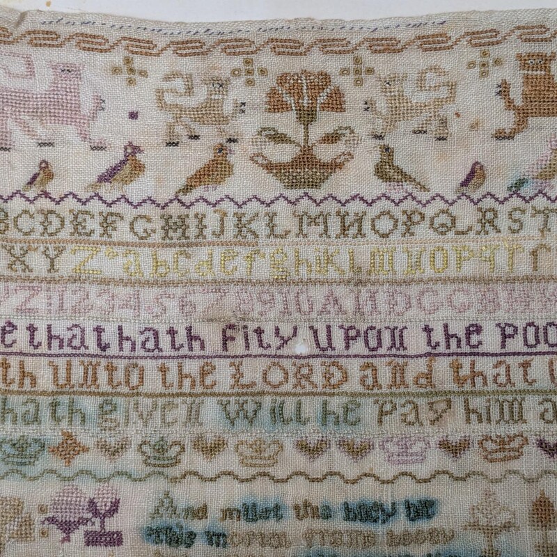 Antique Sampler - Etsy