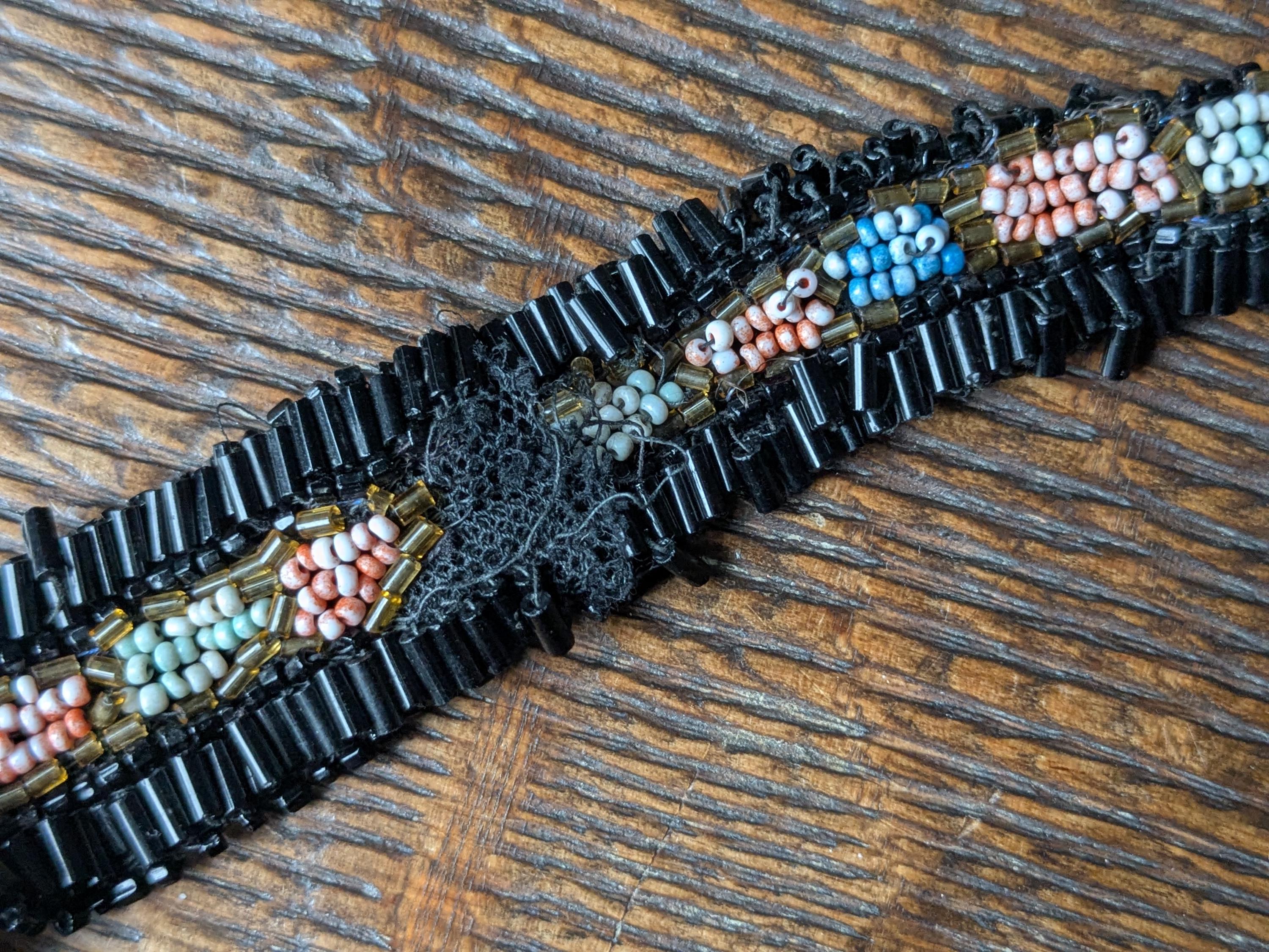 1920s Art Deco Beaded Dress Trim for Flapper Dress - Etsy