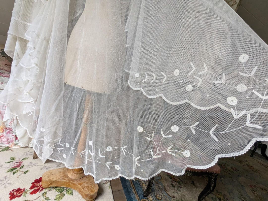 Antique Lace Wedding Veil - Etsy